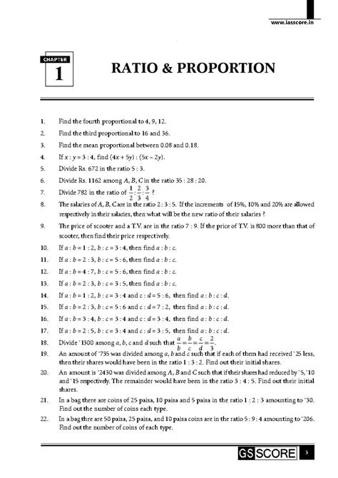 Gs Score Csat Prelims Practice Workbook Basic Numeracy And Data
