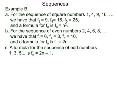 51 Sequences And Summation Notation Pptx Science