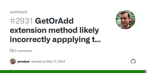 Getoradd Extension Method Likely Incorrectly Appplying To