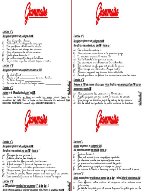 Cm1 Exo Le Cod Pdf Nourriture Et Boisson Nourritures