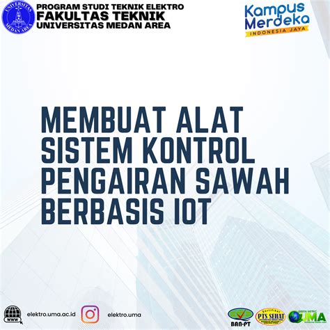 Membuat Alat Sistem Kontrol Pengairan Sawah Berbasis Iot Jurusan Elektro Terbaik Di SUMUT