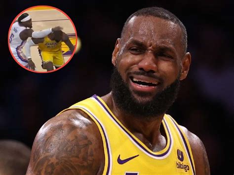 Watch Trying To Implant Hair On Bron Lebron James Gets Smacked In The Head By Okc Player