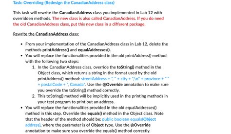 Answered Task Overriding Redesign The Bartleby