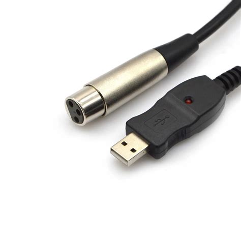 516에서 3m Usb Xlr 케이블 20 대 디지털 오디오 마이크 레코딩 마이크 Dhgate