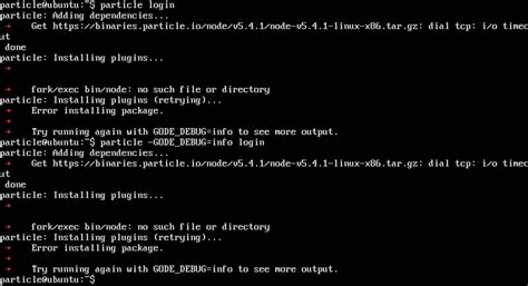 Solved Why Does Particle Cli Not Run On Fresh Ubuntu 1604