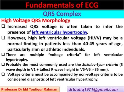 Approach To A Patient With Qrs Complex Abnormality In Ecg Ppt
