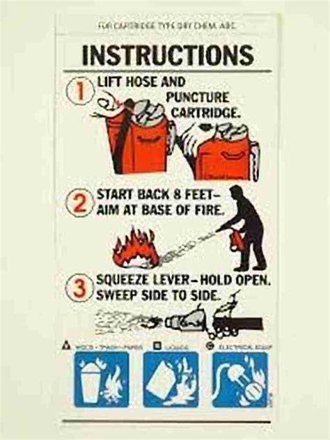 Bc Fire Extinguisher Instructional Labels 56 Off