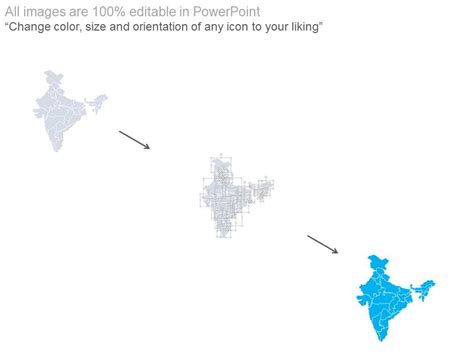 India Map Of With Gender Ratio Analysis Powerpoint Slides