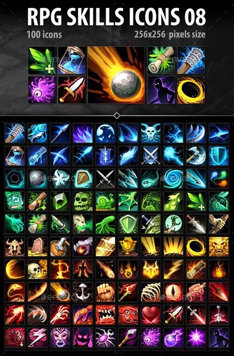 RPG Skills Icons Rpg Skills Icon