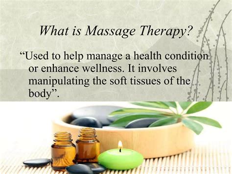 A Lecture On Massage Therapy Ppt