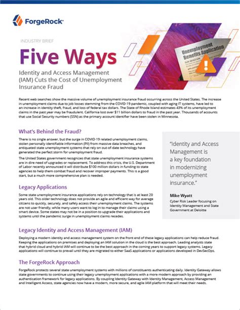 ForgeRock Identity Access Management Solutions Carahsoft