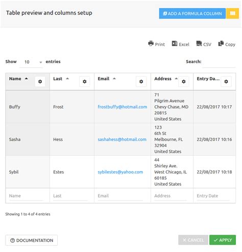 Wpdatatables The Wordpress Table Generating Plugin Integrates Gravity Forms And Formidable Forms
