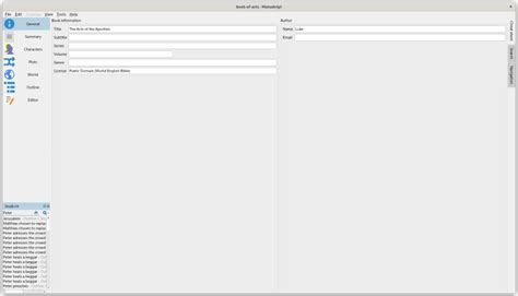 Install Manuskript On Linux Snap Store
