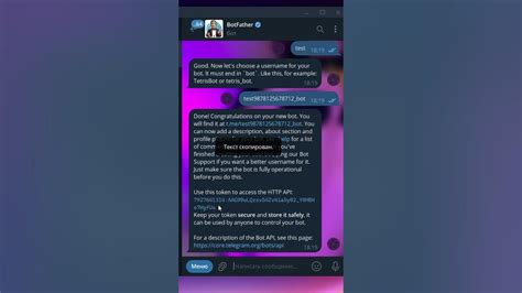 Make Your First Telegram Bot In 60 Seconds Python Telegram Coding Youtube