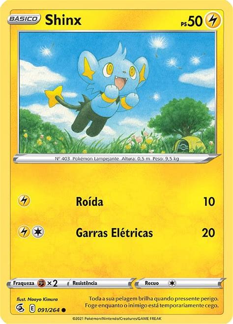Shinx 91264 Carta Avulsa Pokemon Planeta Nerd Geek