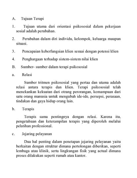 Peksos Bambang Rustanto Terapi Psikososial Pekerjaan Sosial