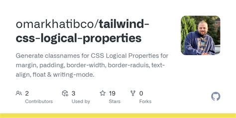 GitHub Omarkhatibco Tailwind Css Logical Properties Generate