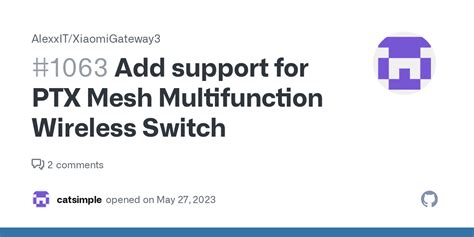 add support for ptx mesh multifunction wireless switch · issue 1063 · alexxit xiaomigateway3