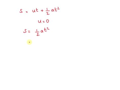 solved if the displacement of an object is proportional to square of