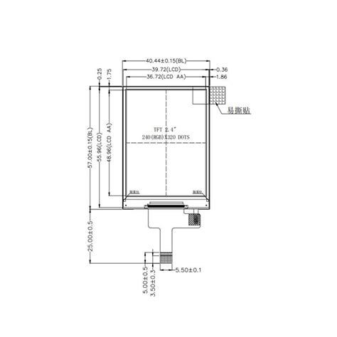 2 4 Inch Tft Lcd Display 240x320 Ips High Brightness Rgb Interface Lcd Panel For Handheld And Pda
