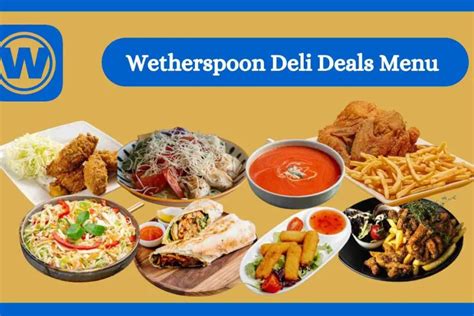 Menu Jd Wetherspoons
