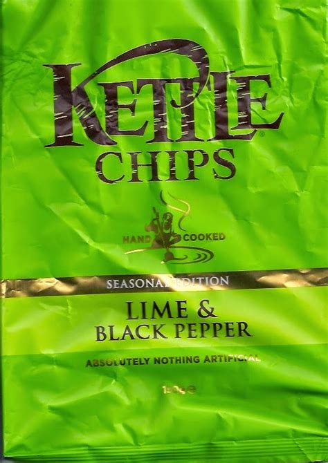 Cheeseburger Crisps Other Stories Kettle Chips Lime Black Pepper
