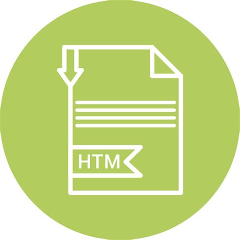 Document Extension File Htm Icon Download On Iconfinder