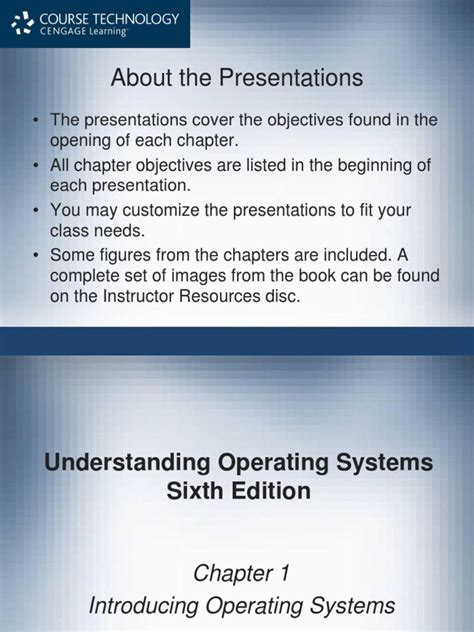 Understanding Operating Systems Sixth Edition Pdf Process