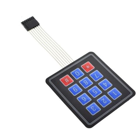 matrix keypad 3x4 membran switch ardustore dk
