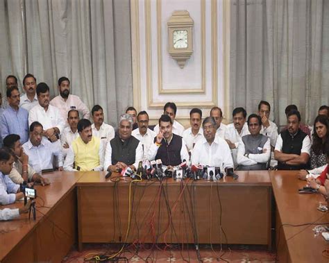 Meeting Of Bjp Leaders Begin In Mumbai