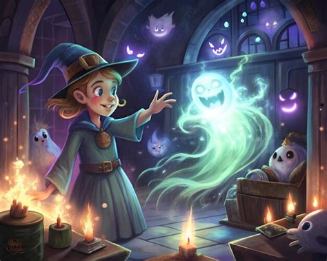 Young Witch Tries To Cast A Spell Premium Ai Generated Image