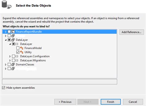 c how to set the datasource of rdlc to the return of a specific