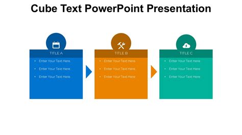 Cube Text Powerpoint Presentation Pptuniverse