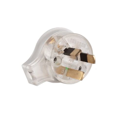 Side Entry Plug Pin Clear Rewireable A SparkyMall Online Electrical Wholesaler In Australia