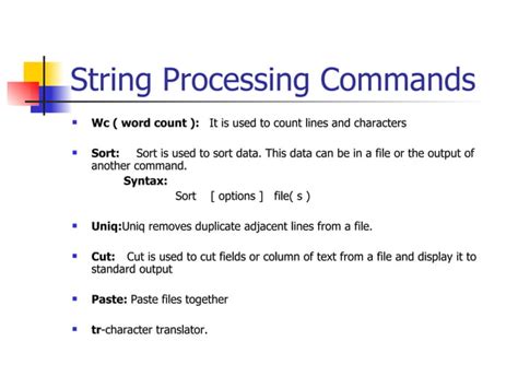 Unixlinux Basic Commands And Shell Script Unixlinux Basic Commands And Shell Script