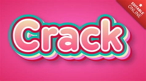 Crack Text Effect Generator TextStudio