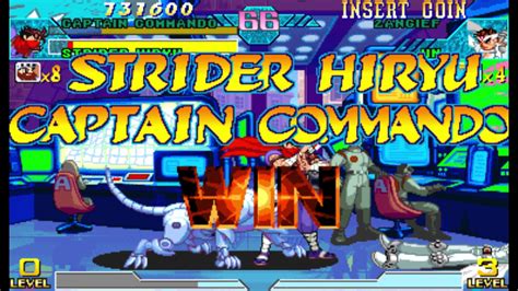 Marvel Vs Capcom 1 Arcade Captain Commando Strider Hiryu Playthrough May 9 2017