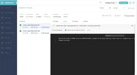 Github Lambdatestruby Hyperexecute Sample Demonstration Of Ruby Selenium Testing On