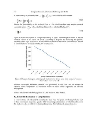 RELIABILITY EVALUATION OF SOFTWARE ARCHITECTURE STYLES PDF