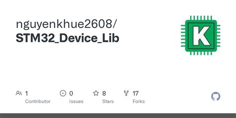 GitHub Nguyenkhue STM Device Lib