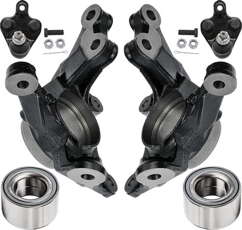 Detroit Axle 6pc Front Loaded Knuckles Kit For 2009 2019 Toyota