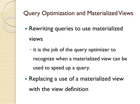Ppt Query Optimization Powerpoint Presentation Free Download Id