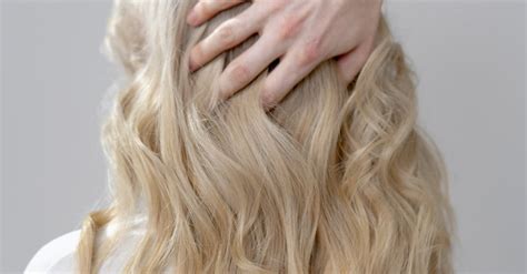 개인 관리 건강한 머리카락 곱슬머리 구불 거리는 머리카락 금발 금발 컬 금발의 여자 긴 머리 뒷모습 럭셔리 헤어 만지다 머리 모델 미용사 미용사의