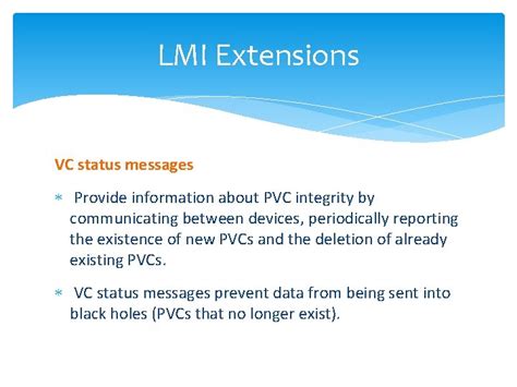 Frame Relay Part 2 Outline LMI Frame Relay