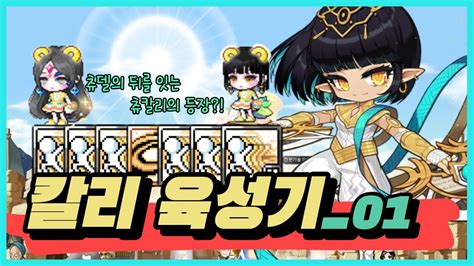 메이플스토리 신직업 칼리 육성01 첫시작은 유니온용이었는데 생각보다 재밌네 Youtube