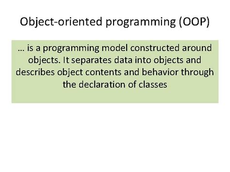 Chapter 8 Objects In Chapter 8 You Will