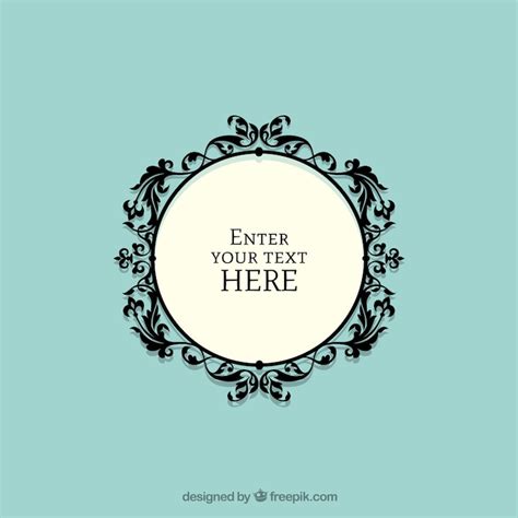 원형 테두리 이미지 Freepik에서 무료 다운로드