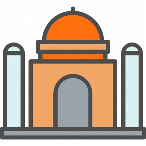 Building Jama Landmark Masjid Icon Download On Iconfinder