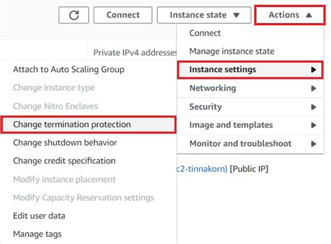 การตั้งค่าเปิดการใช้งาน Termination Protection ใน Ec2 Developersio