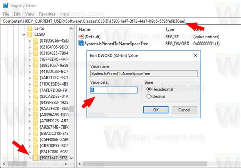 Add User Profile Folder To Navigation Pane In Windows 10